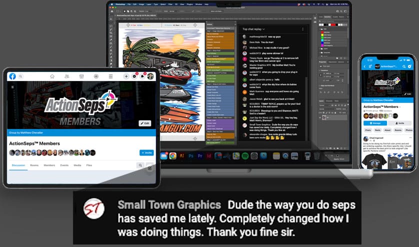 ActionSeps Landing Page - Mikey Designs™