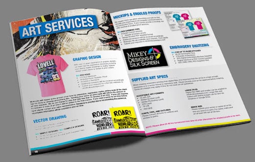 Professional Screen Print Catalog Template | Customize & Impress
