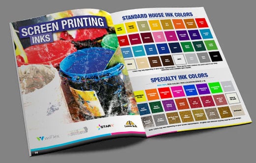 Professional Screen Print Catalog Template | Customize & Impress
